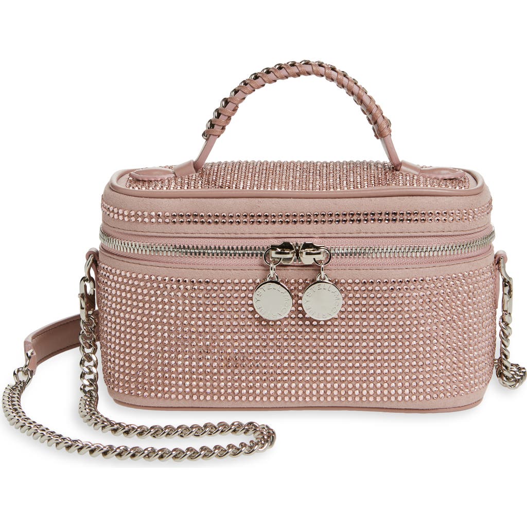 Stella Mccartney Falabella Crystal Embellished Vanity Case In 5762